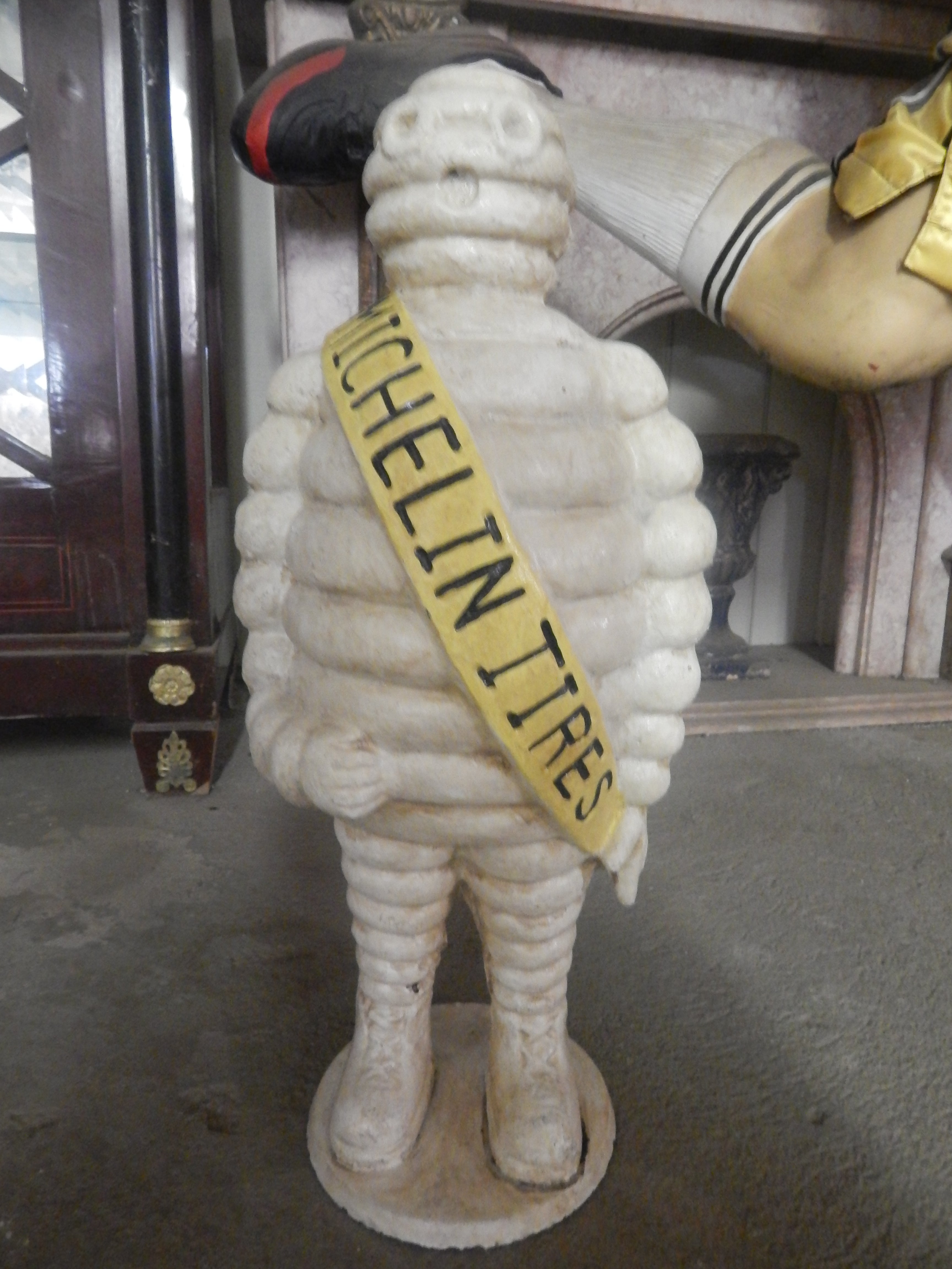 Michelin Figurine -Cast Iron Michelin Man Standing – Jantiques LLC.