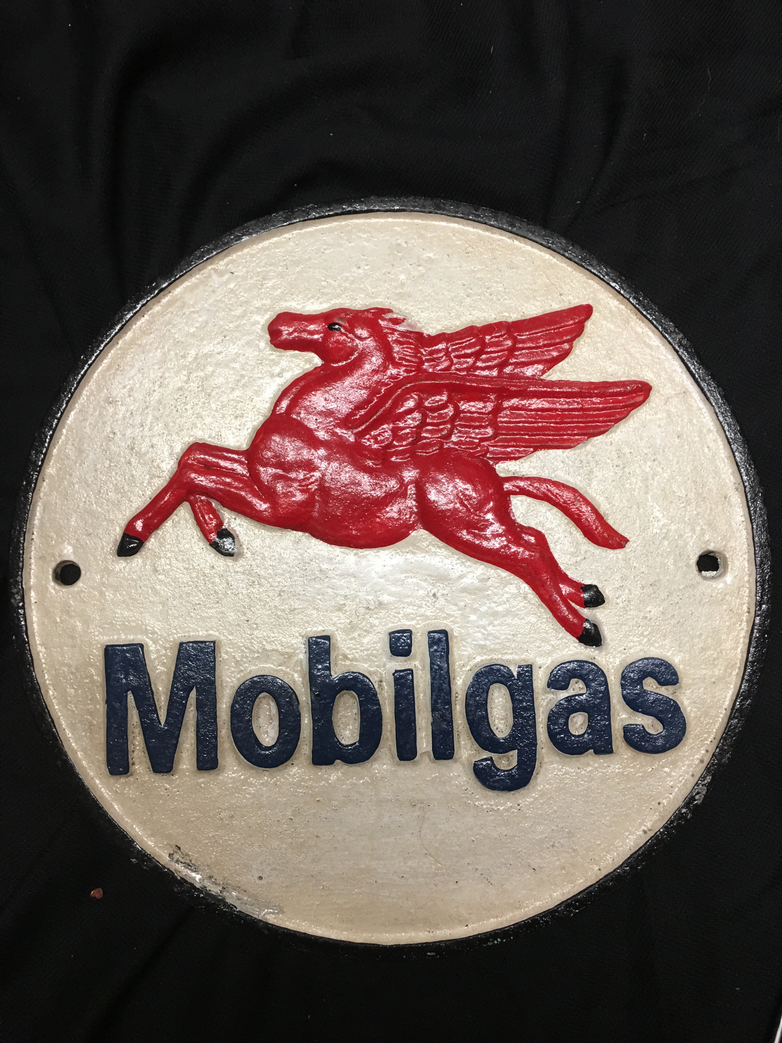 CAST IRON MOBILE GAS SIGN – Jantiques LLC.